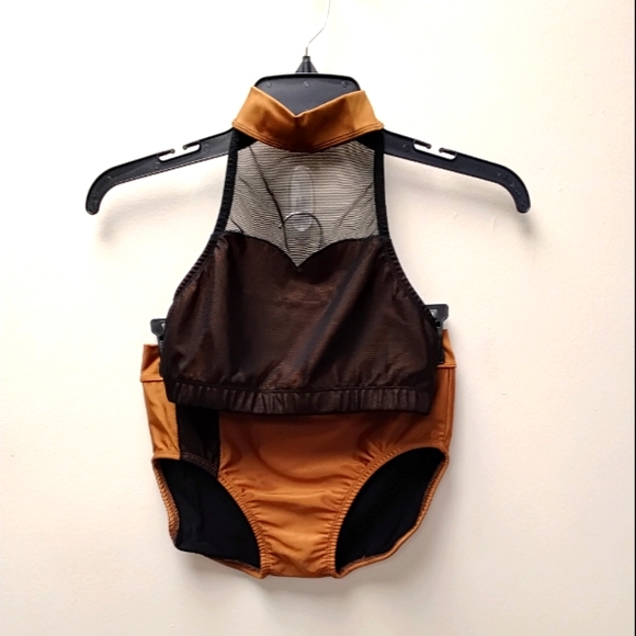 unbranded | Other | Adult Black And Copper 2 Pc Danceyoga Outfit | Poshmark